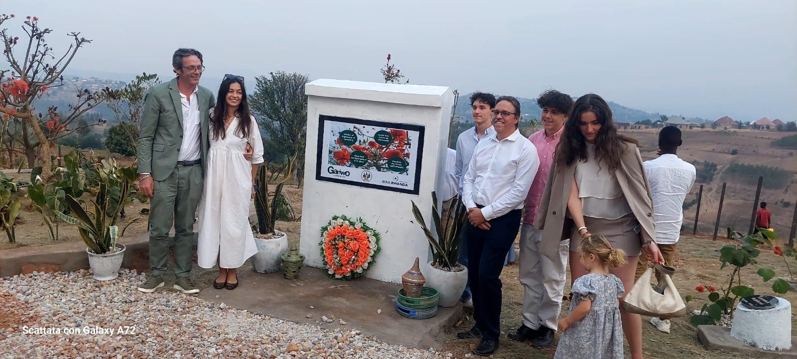 Inauguration ceremony of the Garden of the Righteous of Kamonyi, the ...